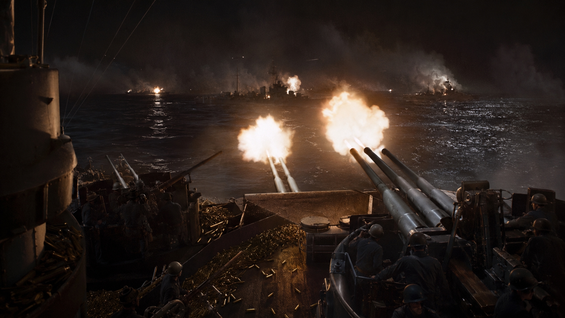 The navy that fired without counting