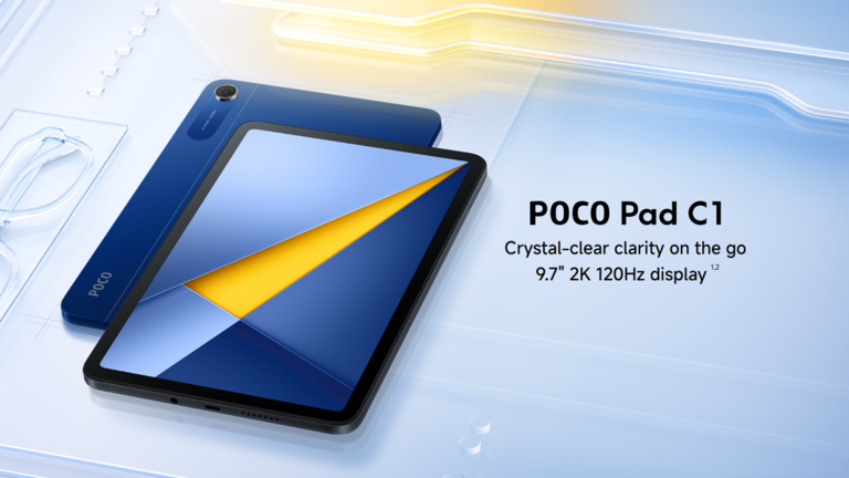 Poco Pad C1 launches globally with Snapdragon 6s 4G Gen 2, 2K display ...