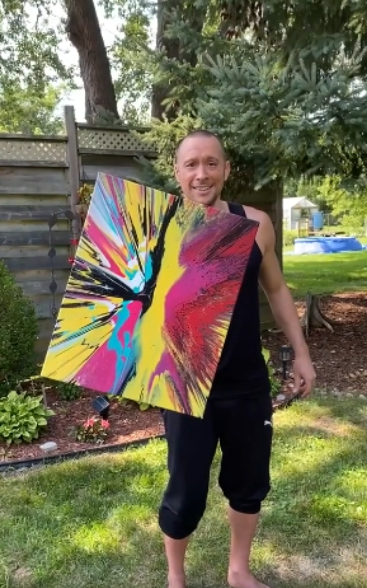 Spin art tutorial step-by-step guide to creating colorful designs