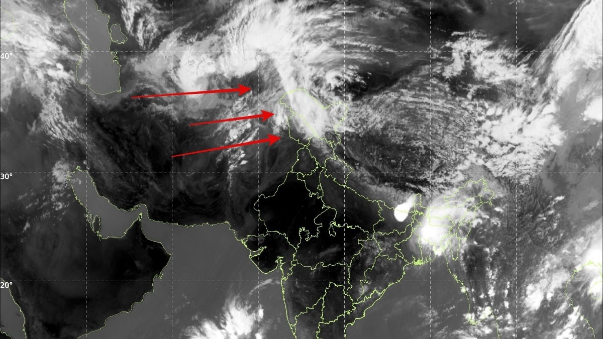 Will it rain? Satellite images show strong western disturbance ...