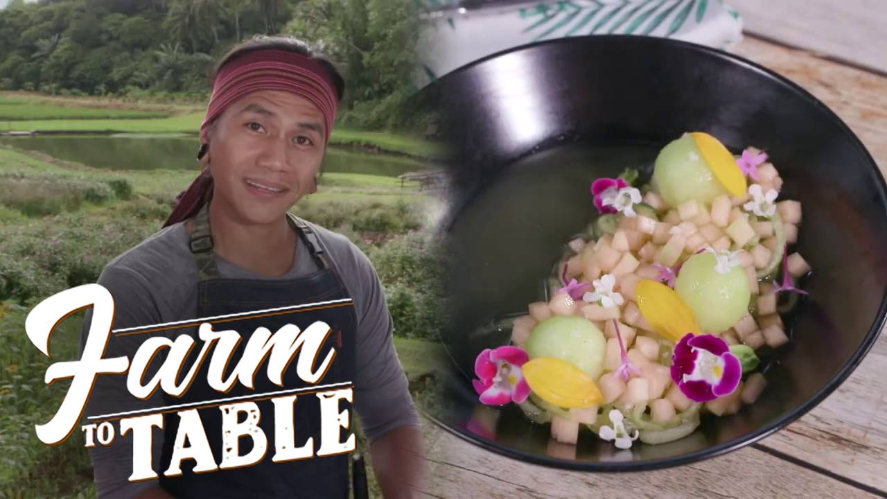 Chef JR makes Japanese melon salad | Farm to Table