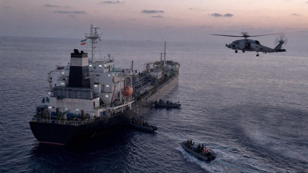 US Marines board Iran-flagged tanker as blockade count hits 91