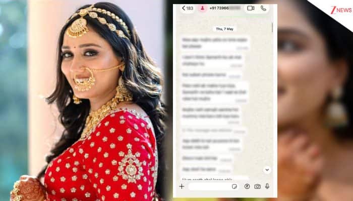 Twisha Sharma's explosive WhatsApp chats with mother reveal harassment ...