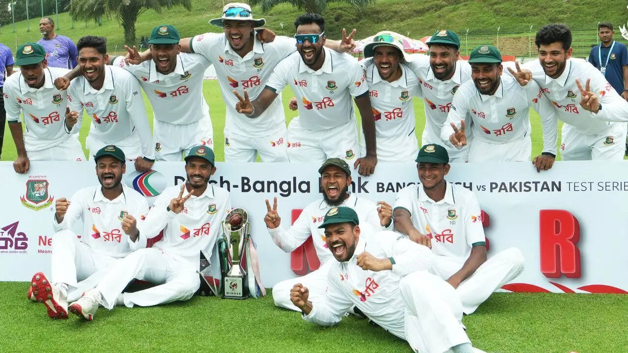 'Amra Korbo Joy': Bangladesh celebrate Pakistan Test sweep with special ...