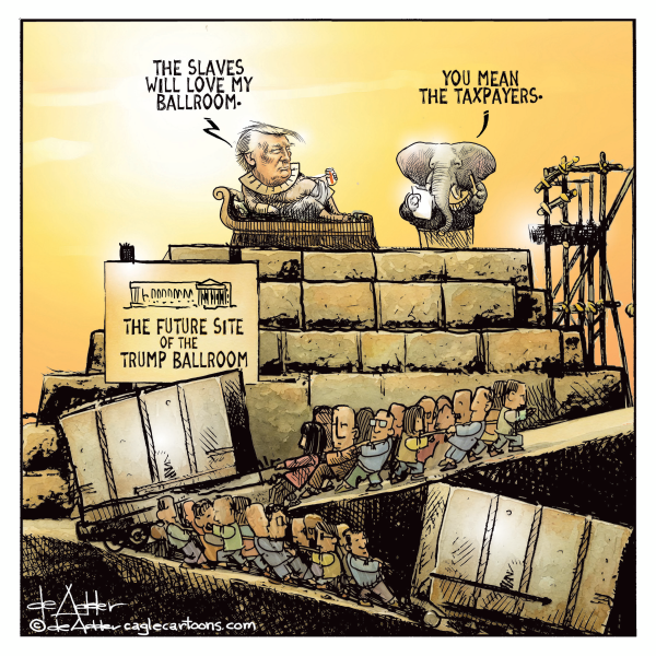 The latest political cartoons from Michael de Adder