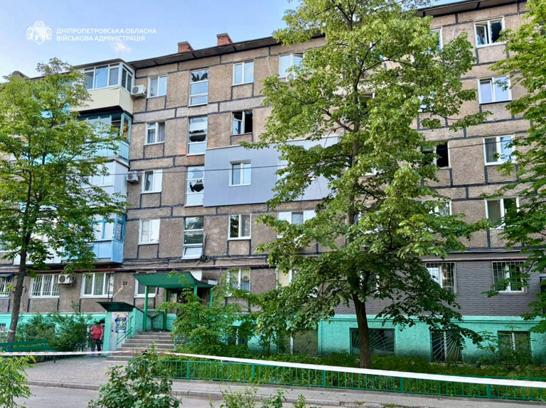 Russian overnight attack hits Dnipro, damage and destruction revealed