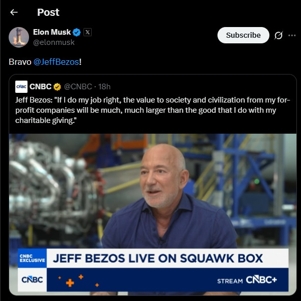 Jeff Bezos says people with low income should not pay any tax