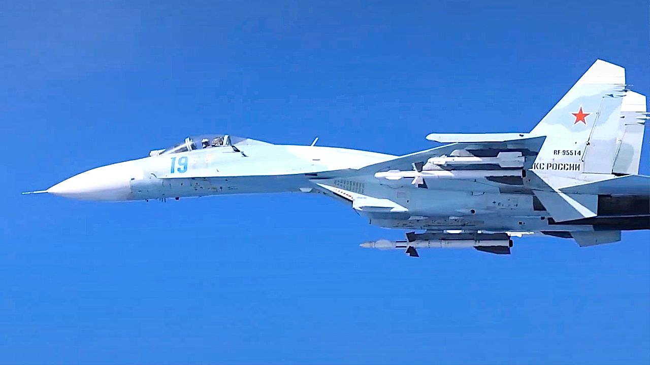 Russian jets fly dangerously close to RAF spy plane over Black Sea