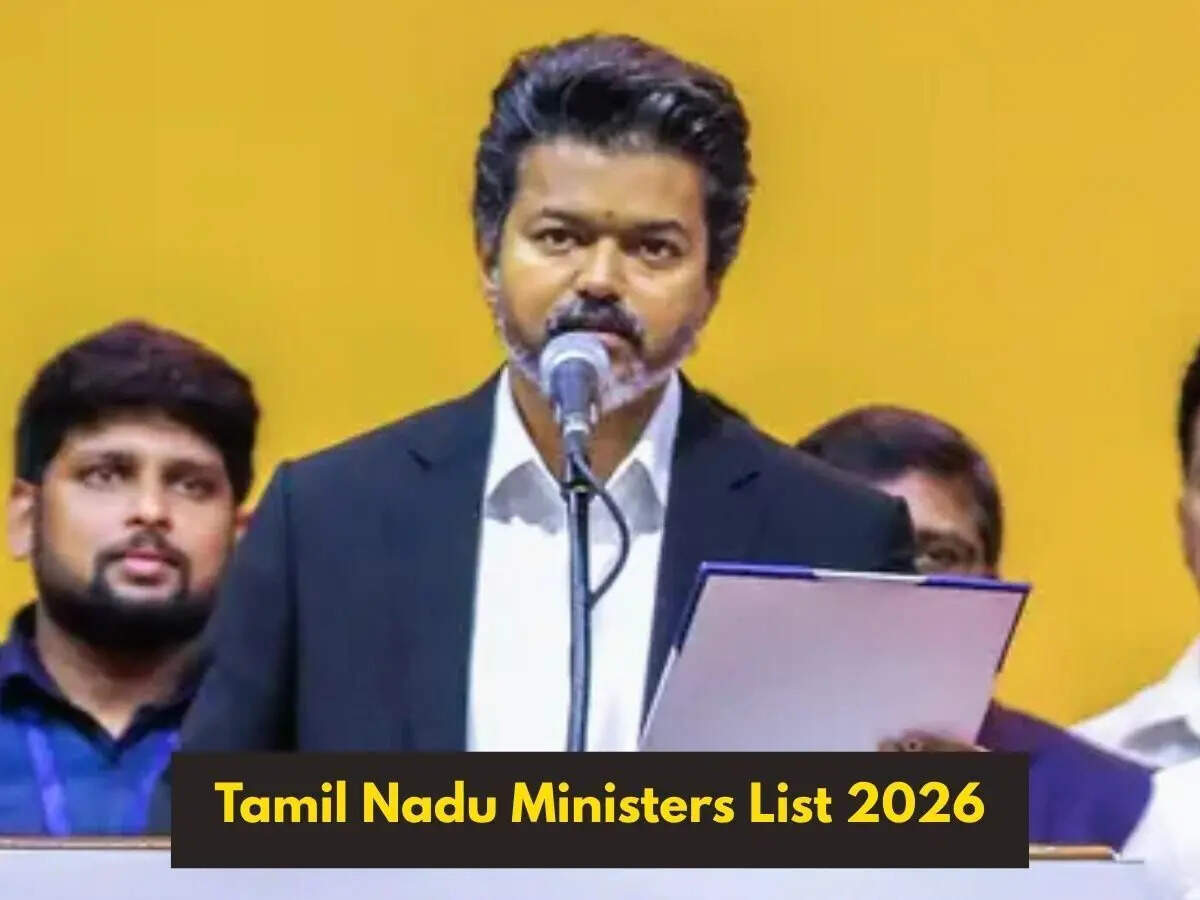 Tamil Nadu ministers list 2026: From Maria Wilson to Srinath, here is ...
