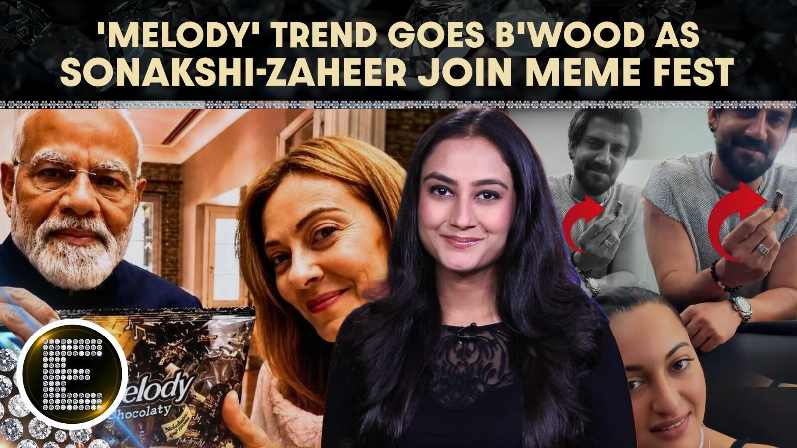Sonakshi-Zaheer join viral Melody trend after Modi-Meloni moment takes ...