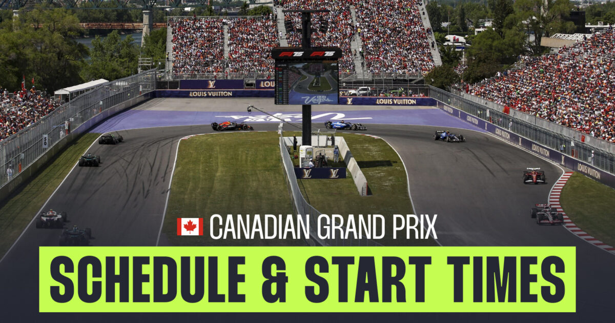 F1 2026 Canadian Grand Prix schedule: Sprint weekend practice ...