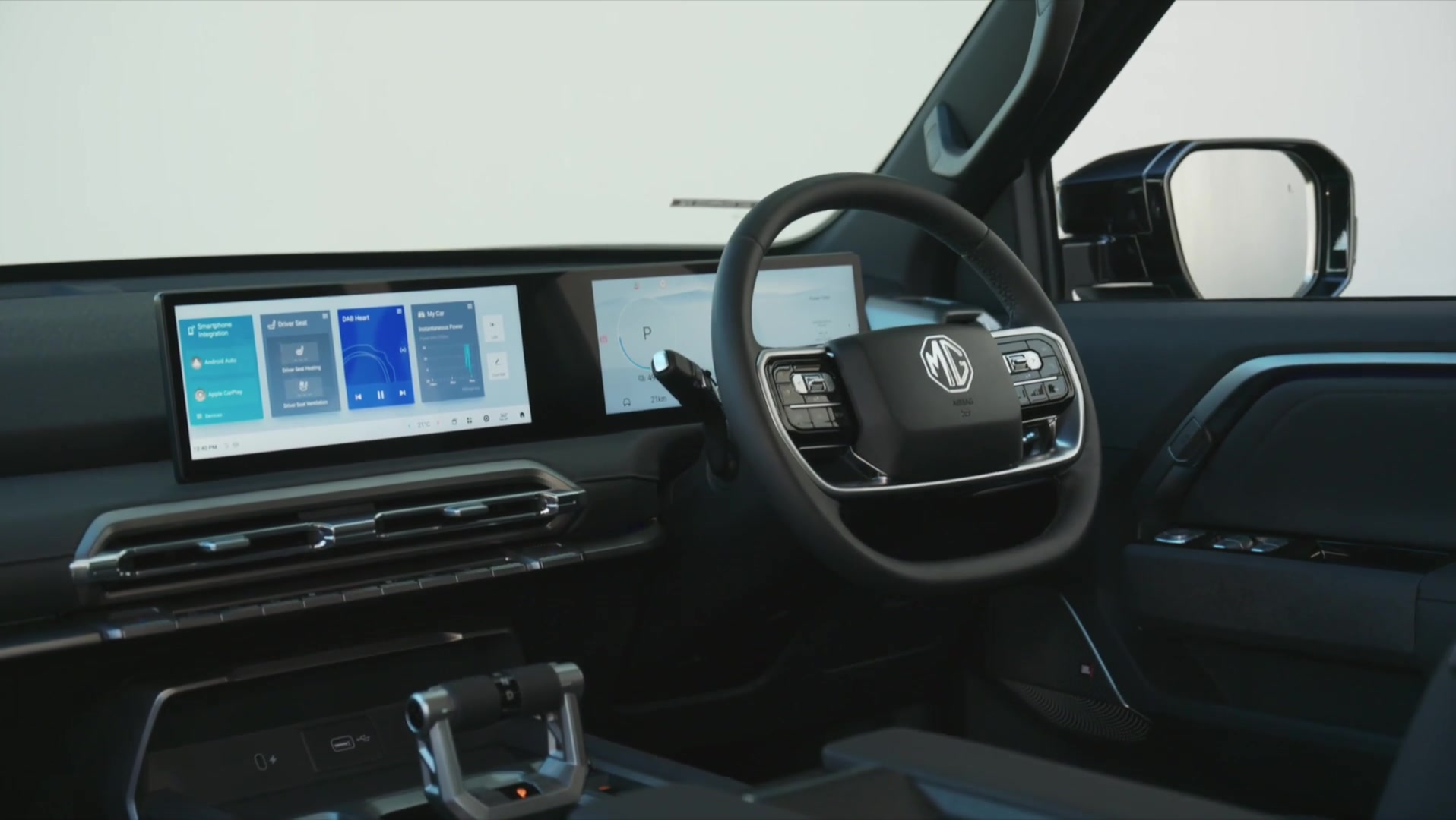 MG U9 EV interior design