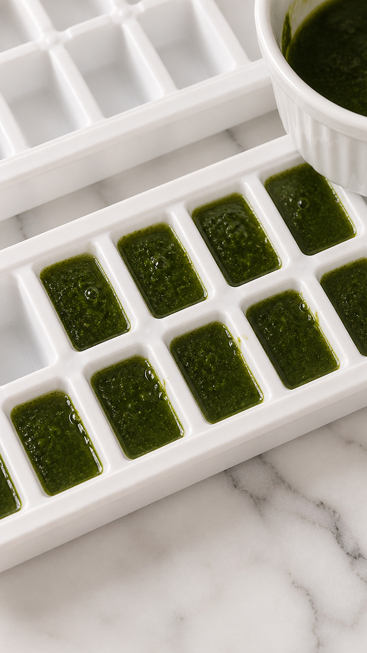 How to preserve fresh pesto for longer storage