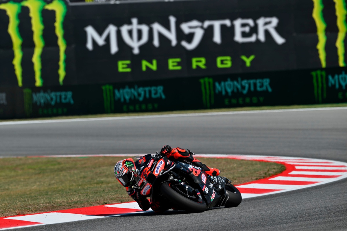Monster devient le sponsor titre d'Aprilia en MotoGP