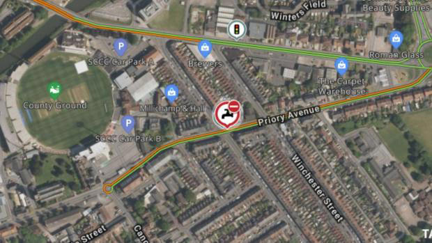 Taunton road closed for urgent repairs after water leak reported