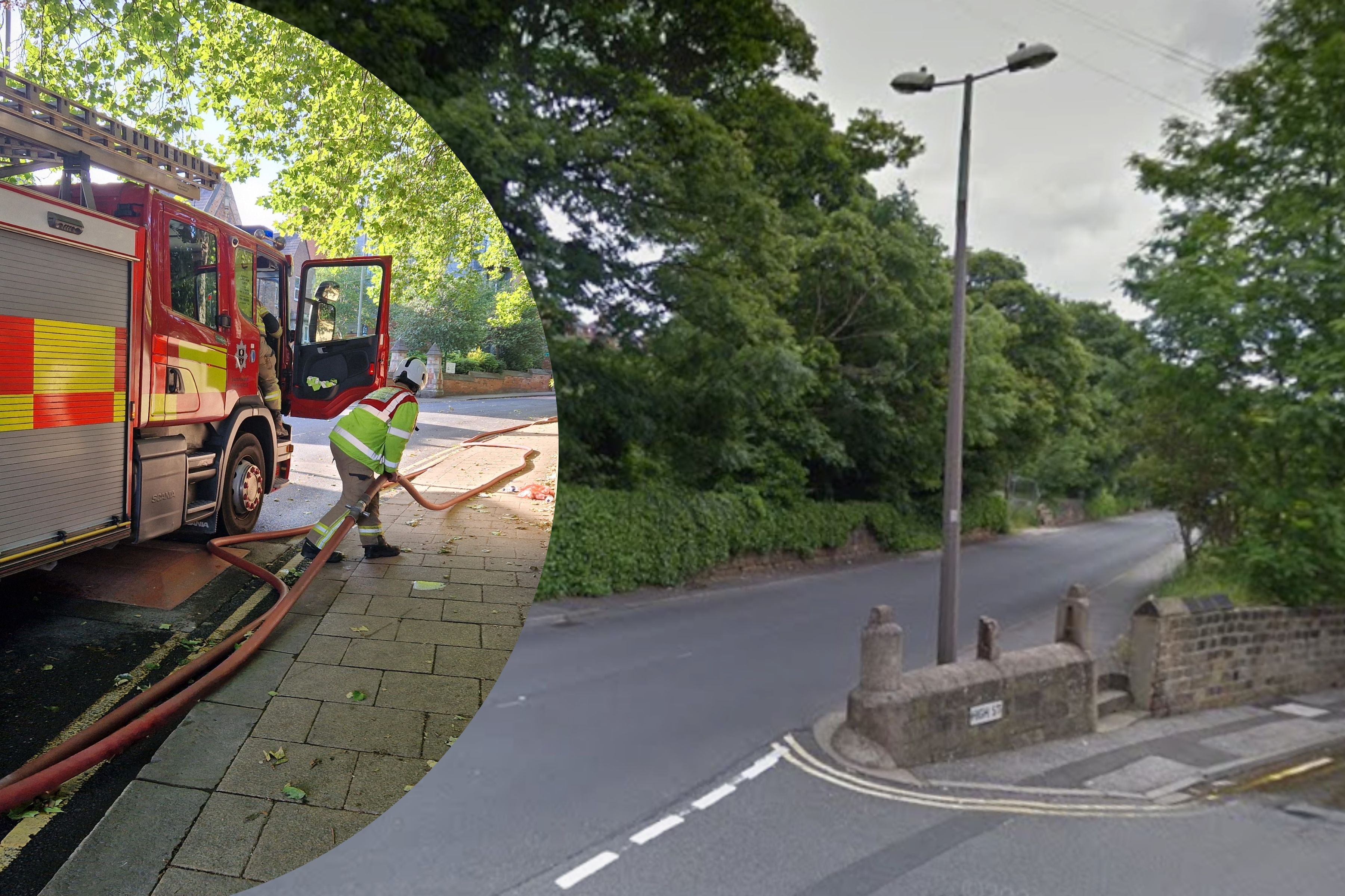 Firefighters warn drivers to find alternate routes as they close off ...