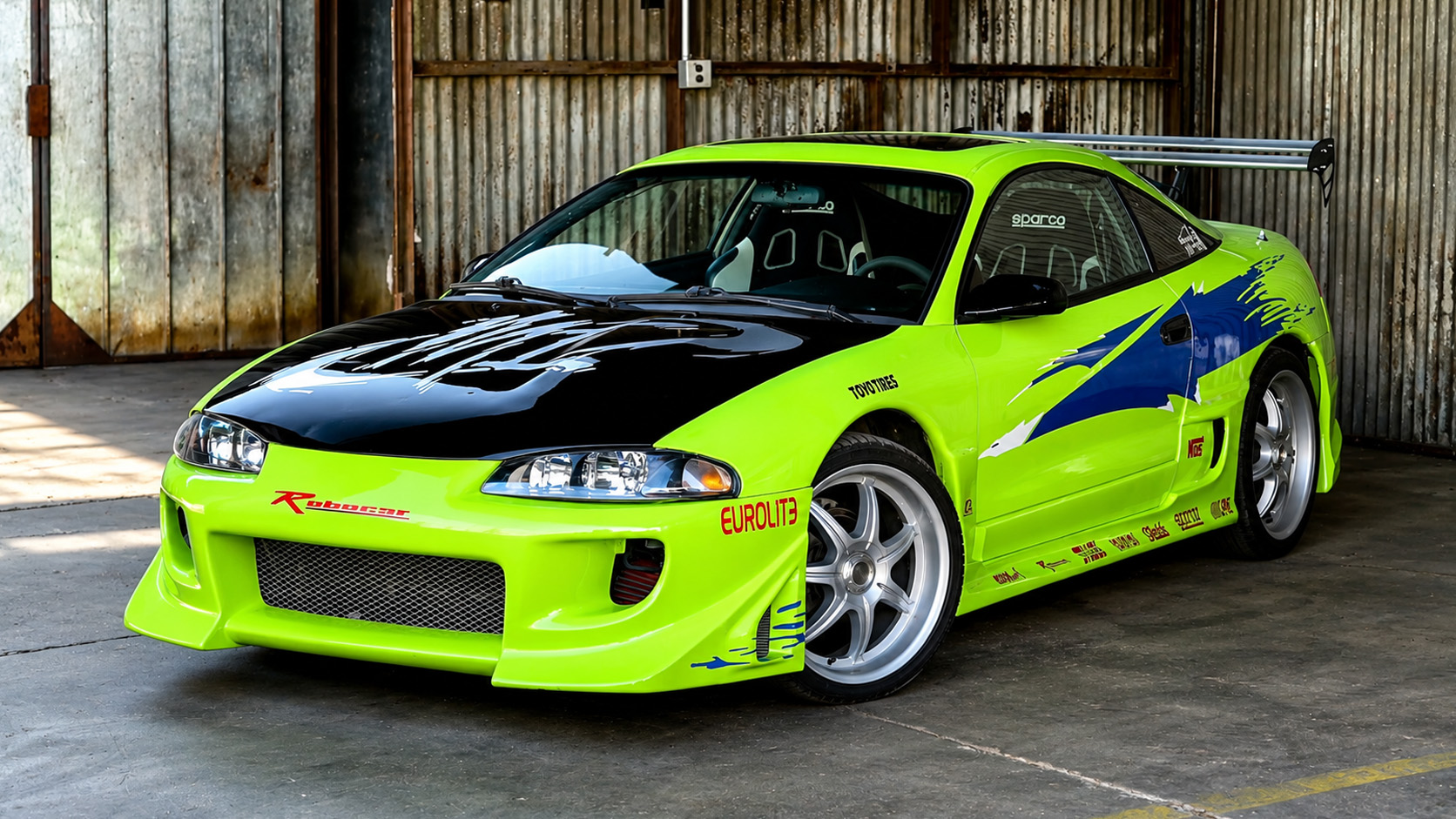 This movie car replica recreates an iconic Fast and Furious build