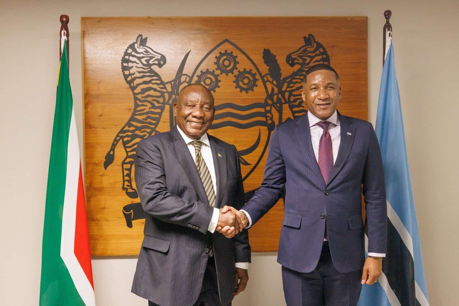 President Cyril Ramaphosa strengthens SA-Botswana ties during historic ...