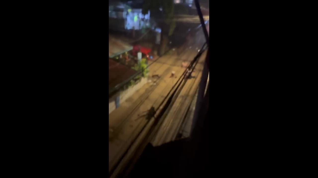 Chest-deep flooding hits residential area in Davao City, Philippines
