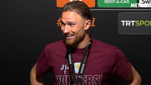 Matty Cash reveals Prince William 'having a beer with us' after Europa ...