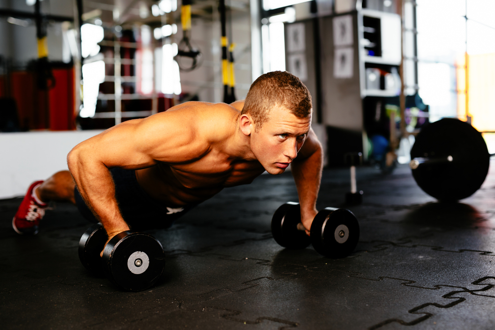 Man shows off incredible transformation after doing 100K push ups