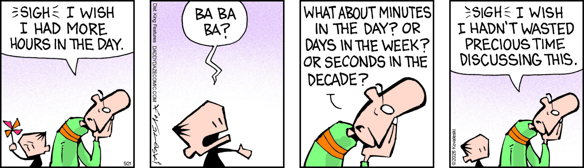 Daddy Daze by John Kovaleski