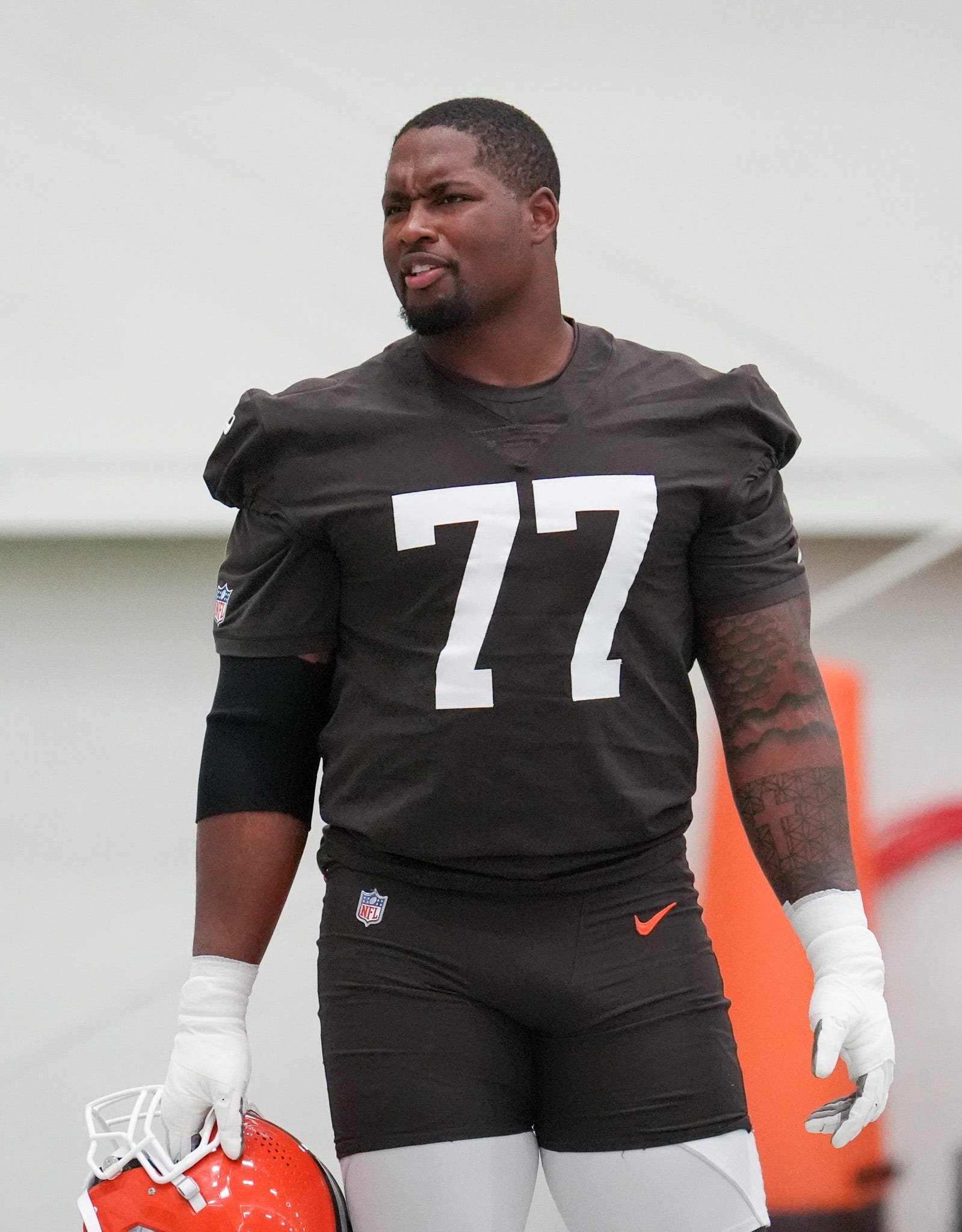 Zion Johnson says OTAs are 'real step' for Browns offensive line