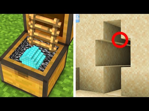 Testing secret Minecraft bases that nobody will find