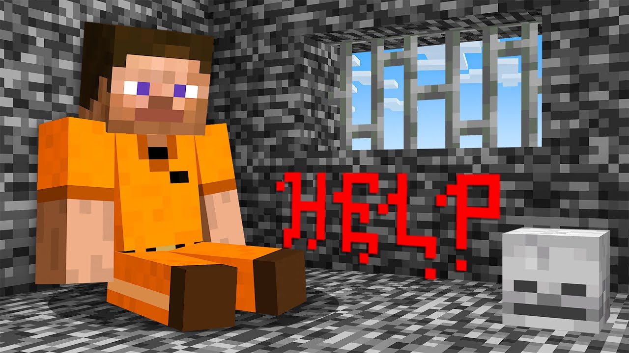 Trapping my friends in a 24 hour prison in Minecraft