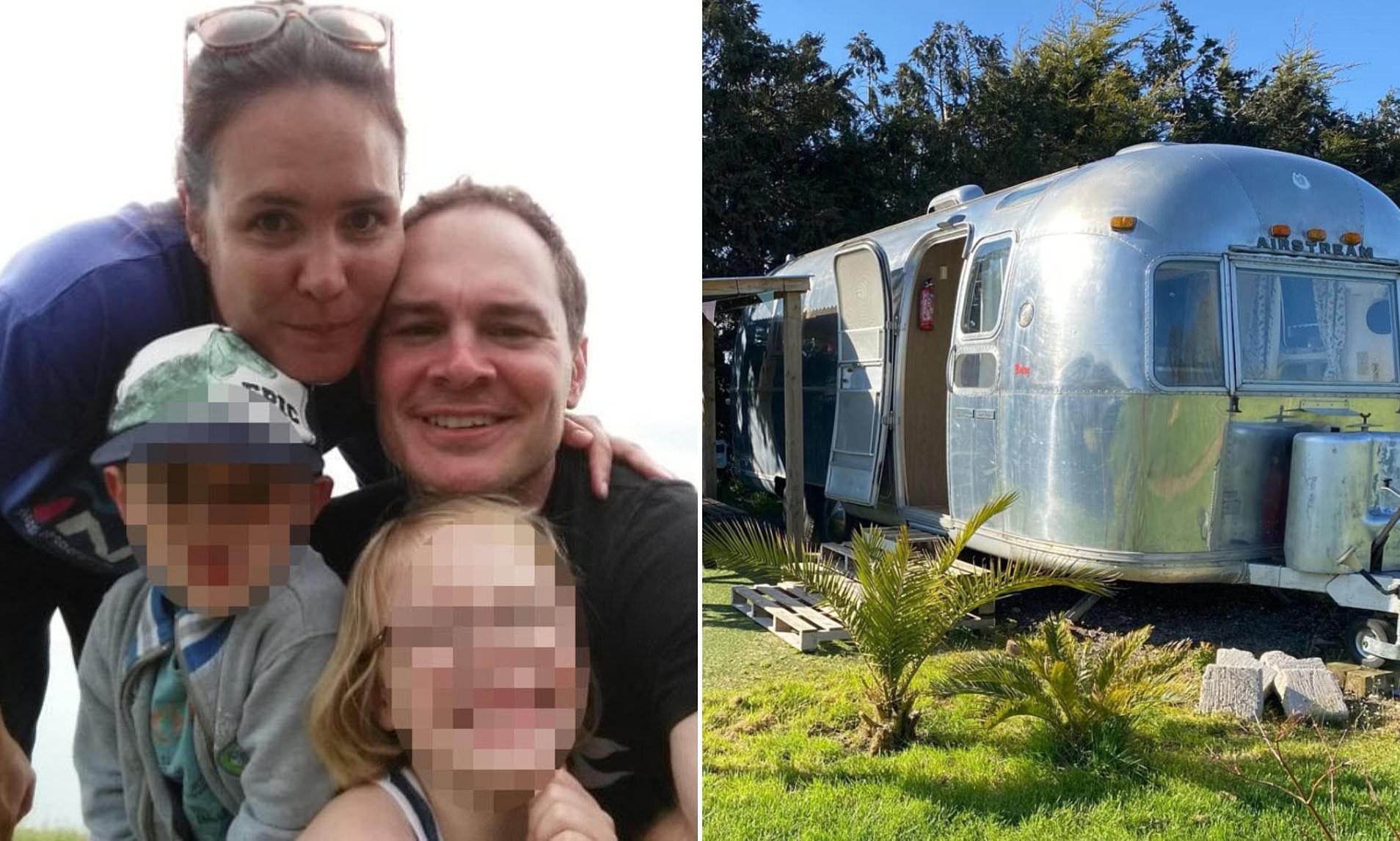 Husband of barrister who died saving her children from caravan fire ...