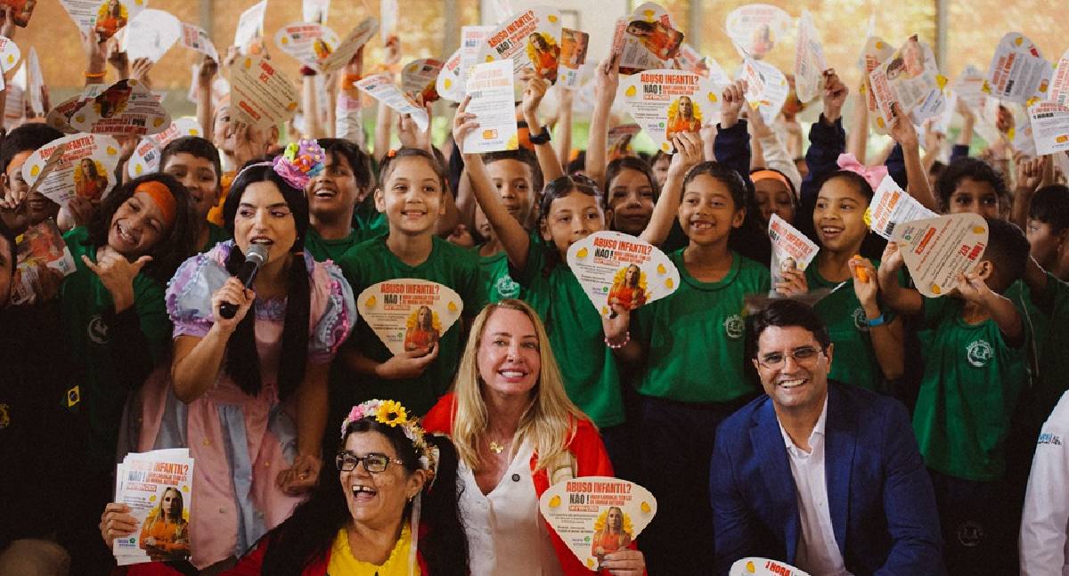 Ieda Chaves leva campanha contra abuso infantil a escola rural