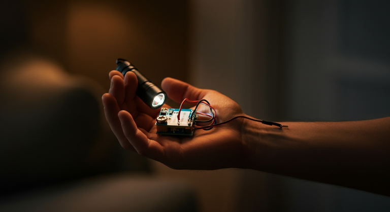 A Canadian teenager built a flashlight powered by body heat that can ...