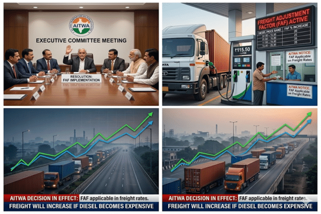 AITWA's big decision: FAF applicable in freight rates, freight will ...
