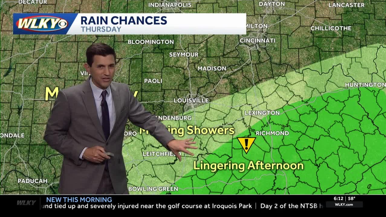 A little drier Thursday