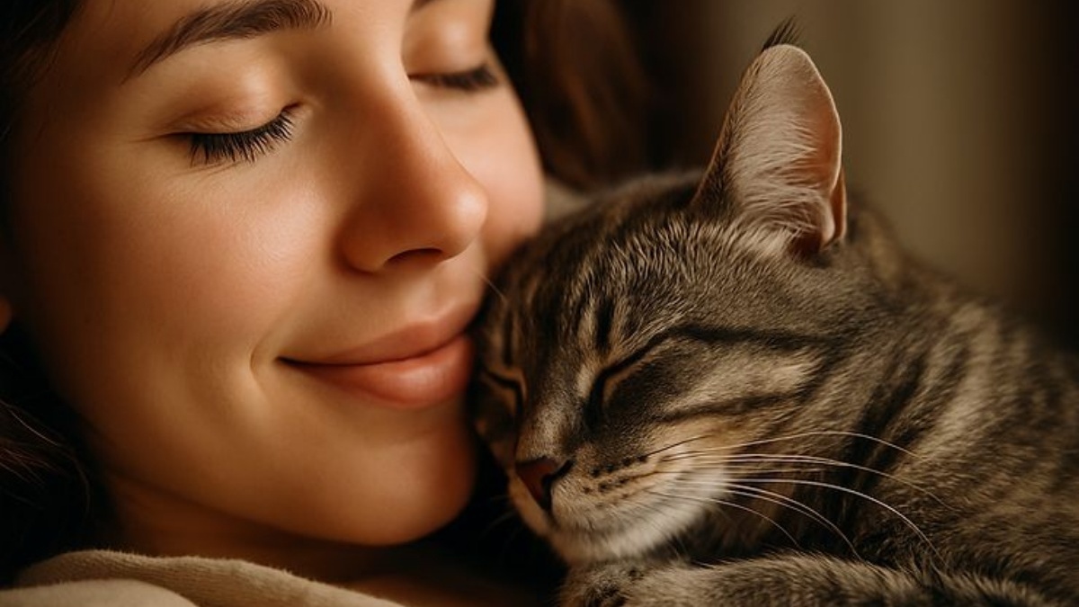 Why your cat gets so close to your face and what it could mean ...