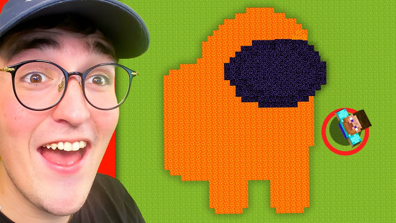 I fooled my friend with Among Us in Minecraft
