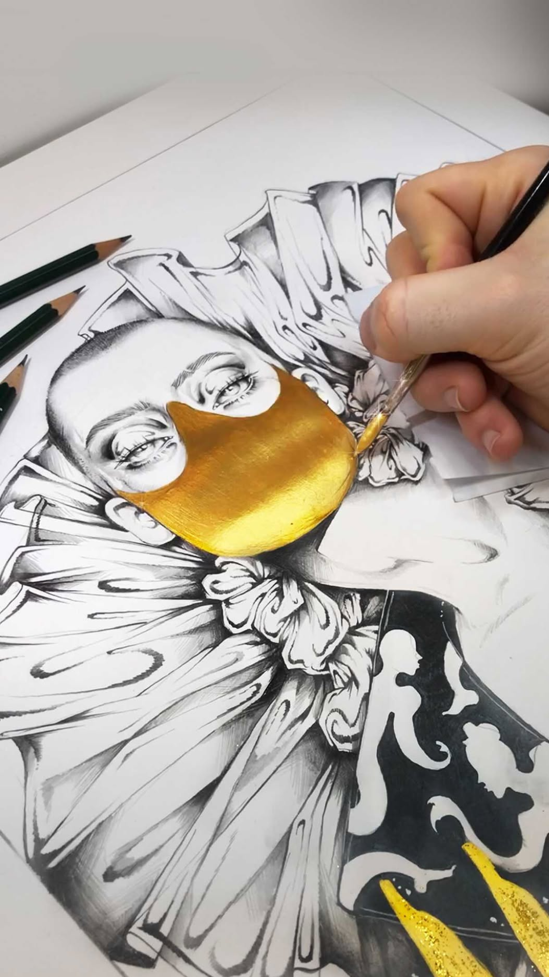Sneak peek at the creative process behind my portrait