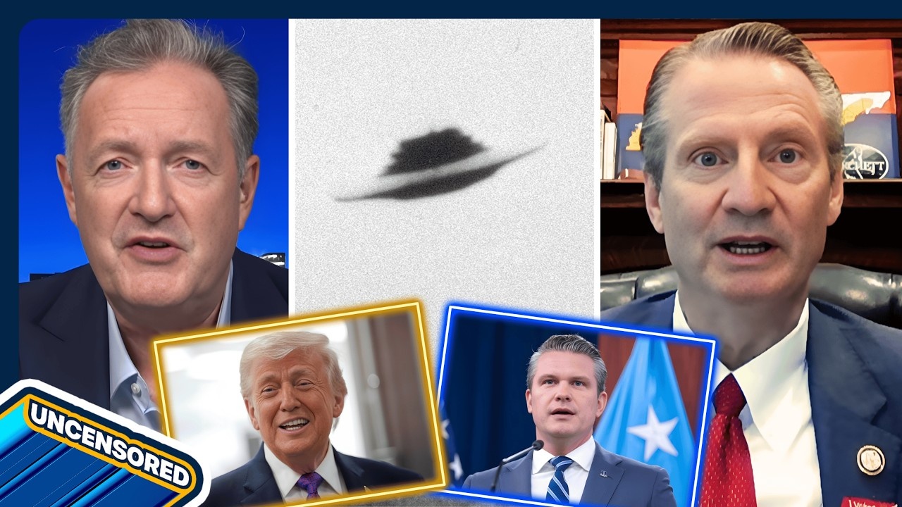 Piers Morgan presses congressman over UFO cover-up claims