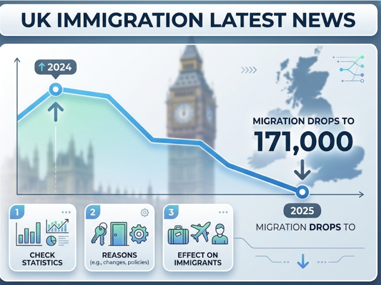 UK Immigration Latest News: Migration Drops to 171,000 in 2025; Check ...