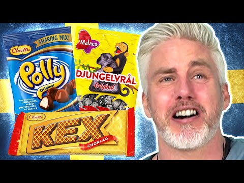 Irish people try new Swedish snacks