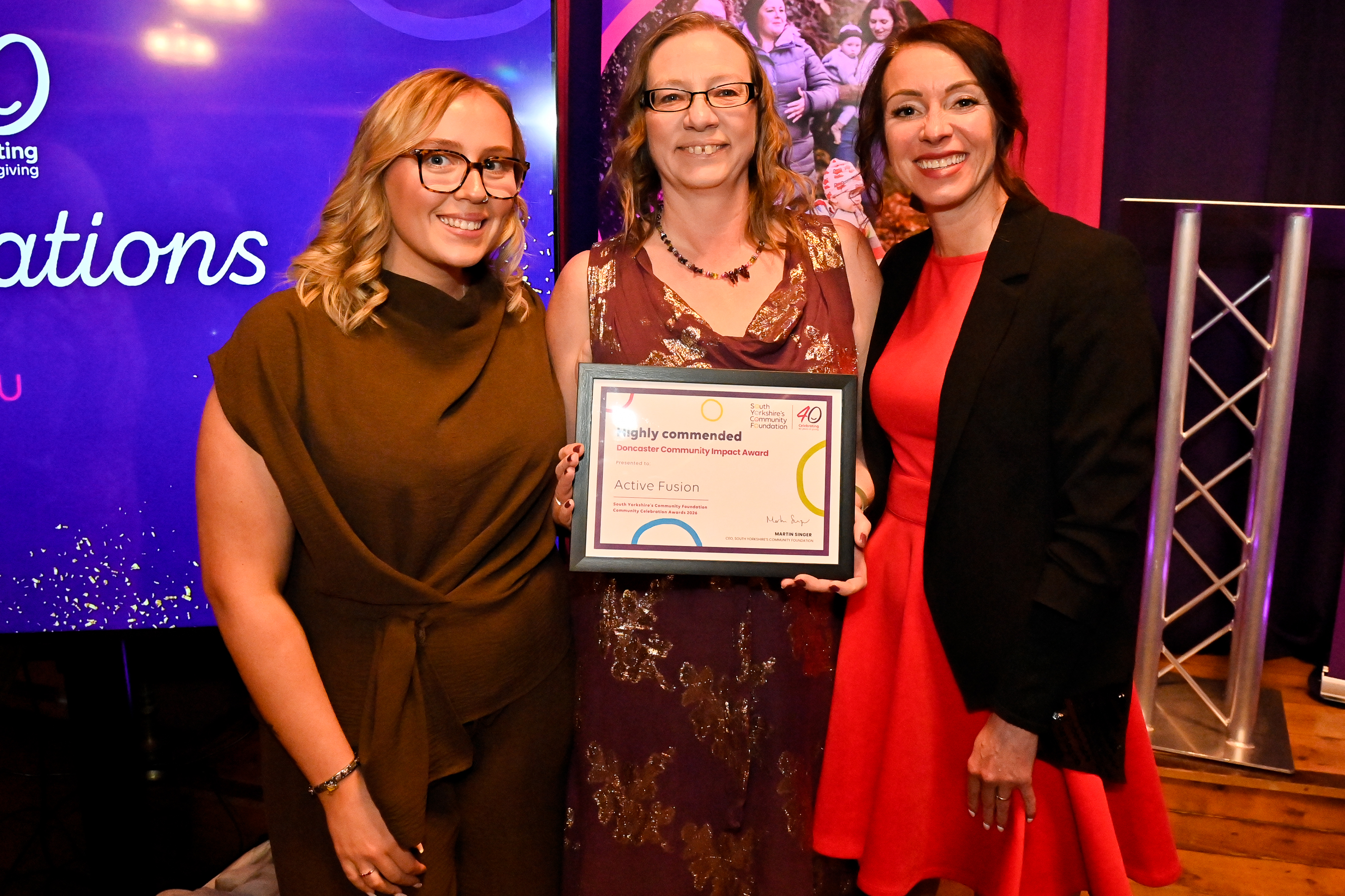 Doncaster community organisation celebrates award win