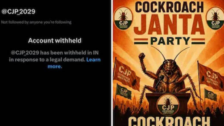 Cockroach Janta Party's X account withheld in India, founder alleges ...