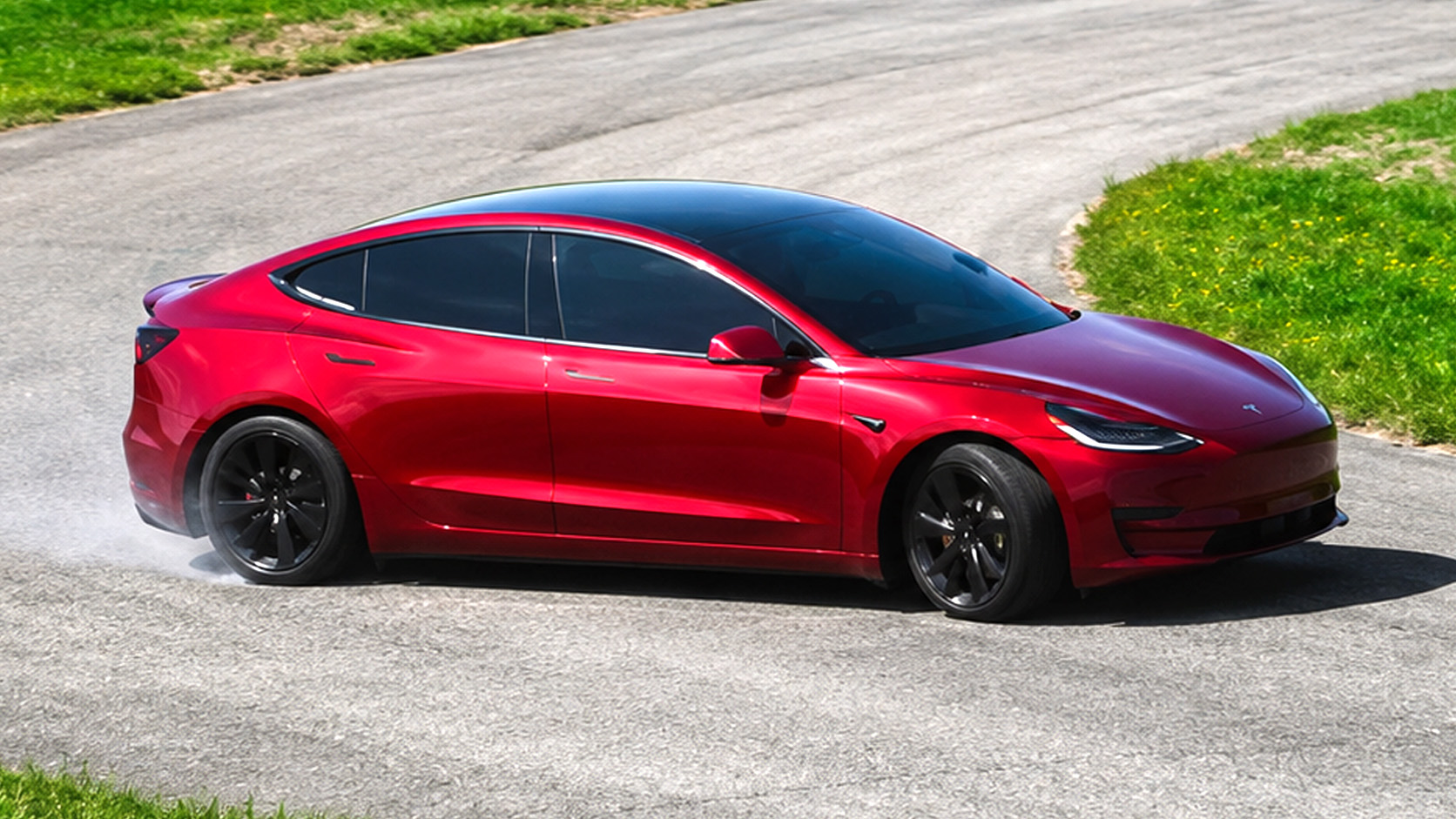 Tesla Model 3 Performance shows its playful side with drift mode