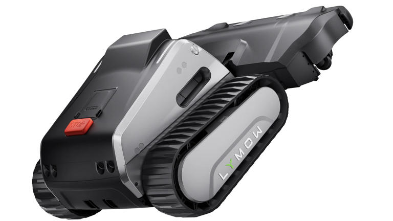 This new robot lawn mower uses a tracked drive system to tackle extreme ...