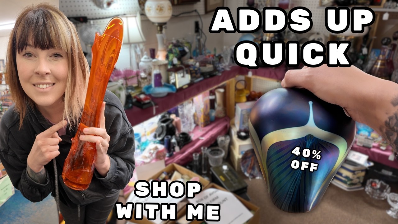See how I scored amazing antique deals while hunting for Fenton glass