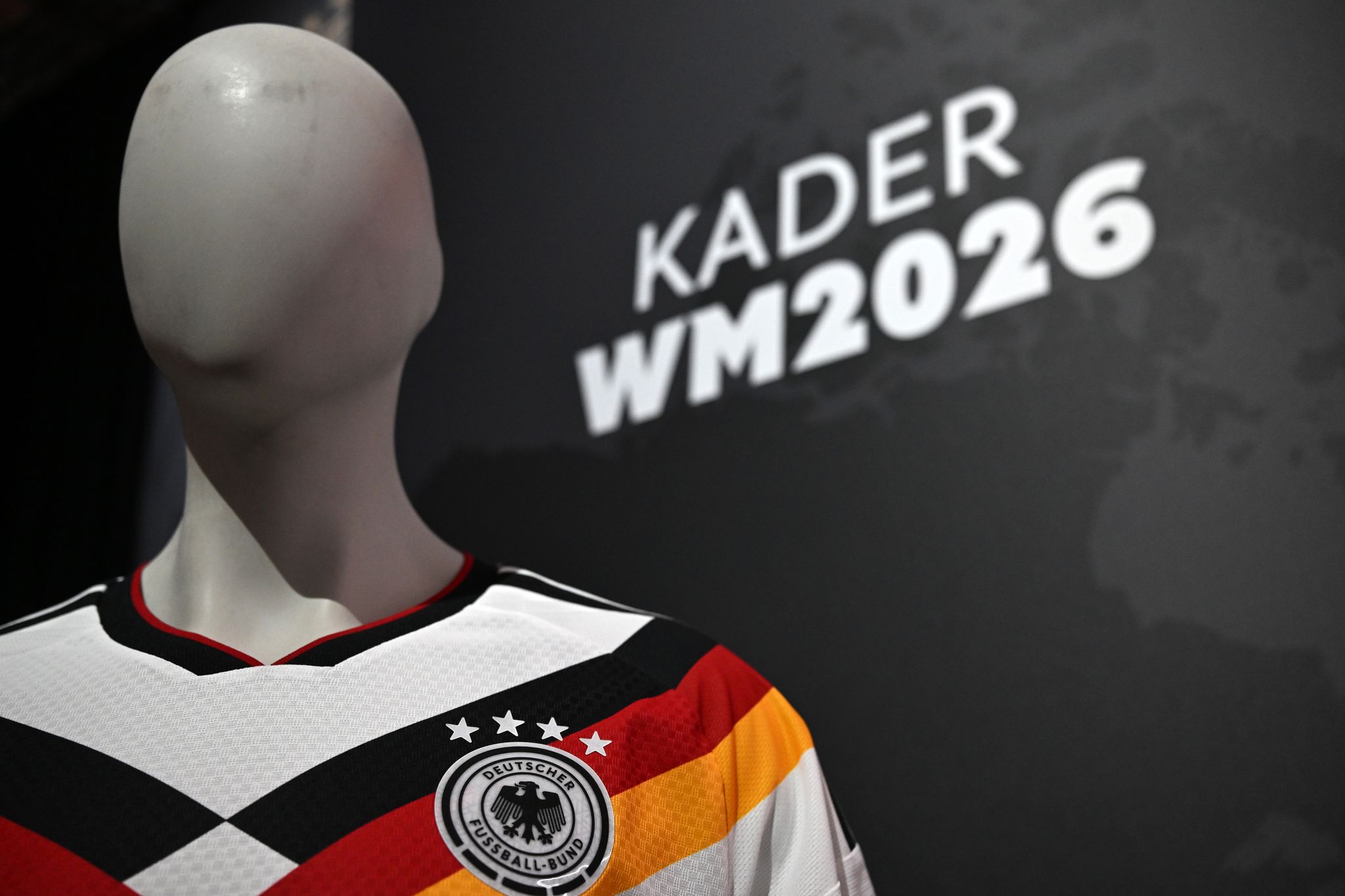 The German squad for the football World Cup