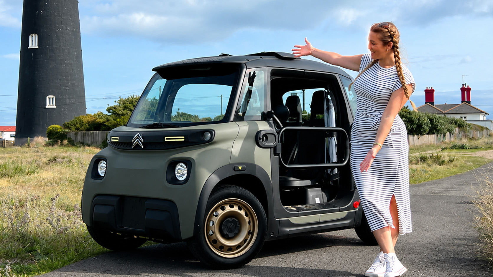Does this electric car really have no doors?