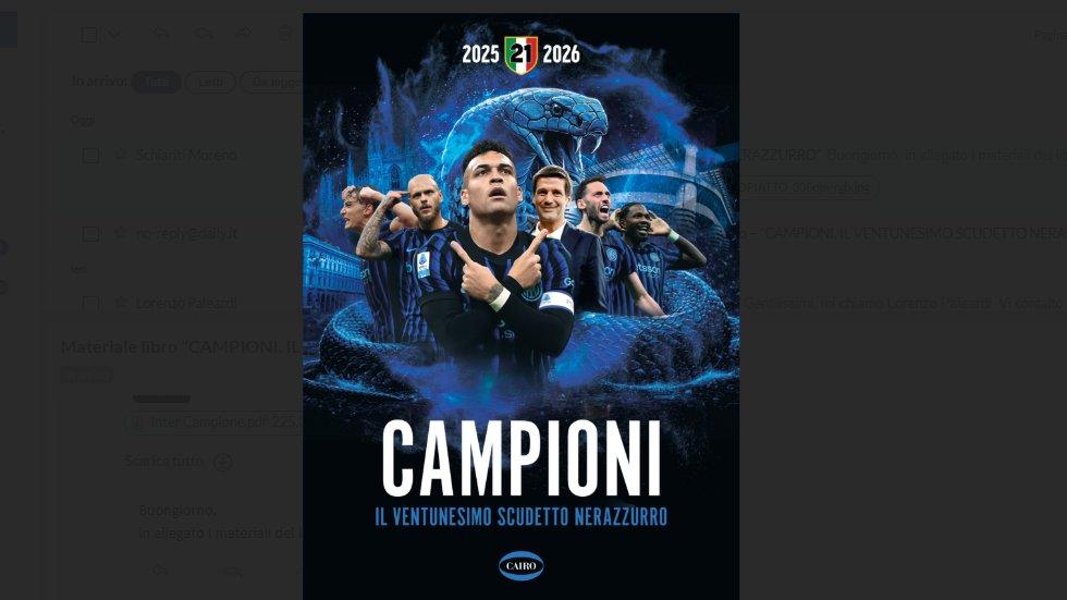 Il 21esimo scudetto dell'Inter raccontato in 168 pagine