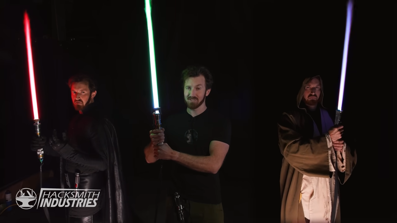 Watch what happens when a “lightsaber” turns into a pipe bomb