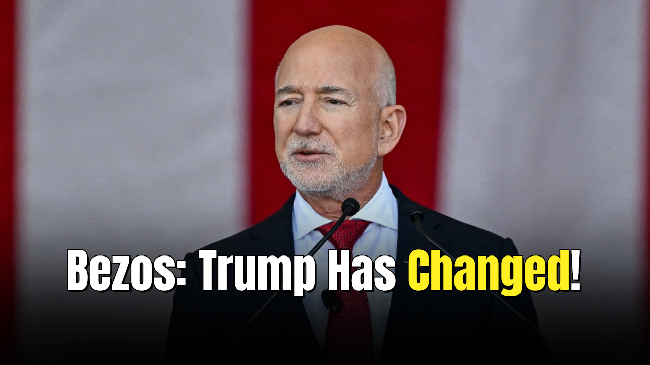 Jeff Bezos fawns over 'mature' Donald Trump